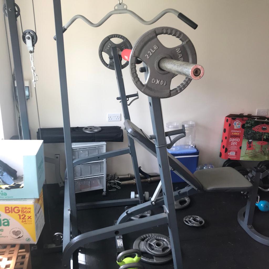 Marcy Power 10 Power Rack, weights, bench in London Borough of ...