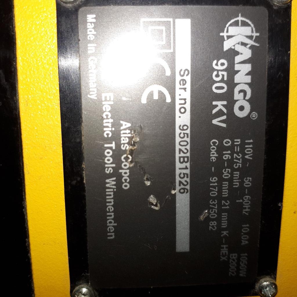 KANGO 950KV CONCRETE BREAKER in BL9 Bury für £ 150,00 zum Verkauf ...