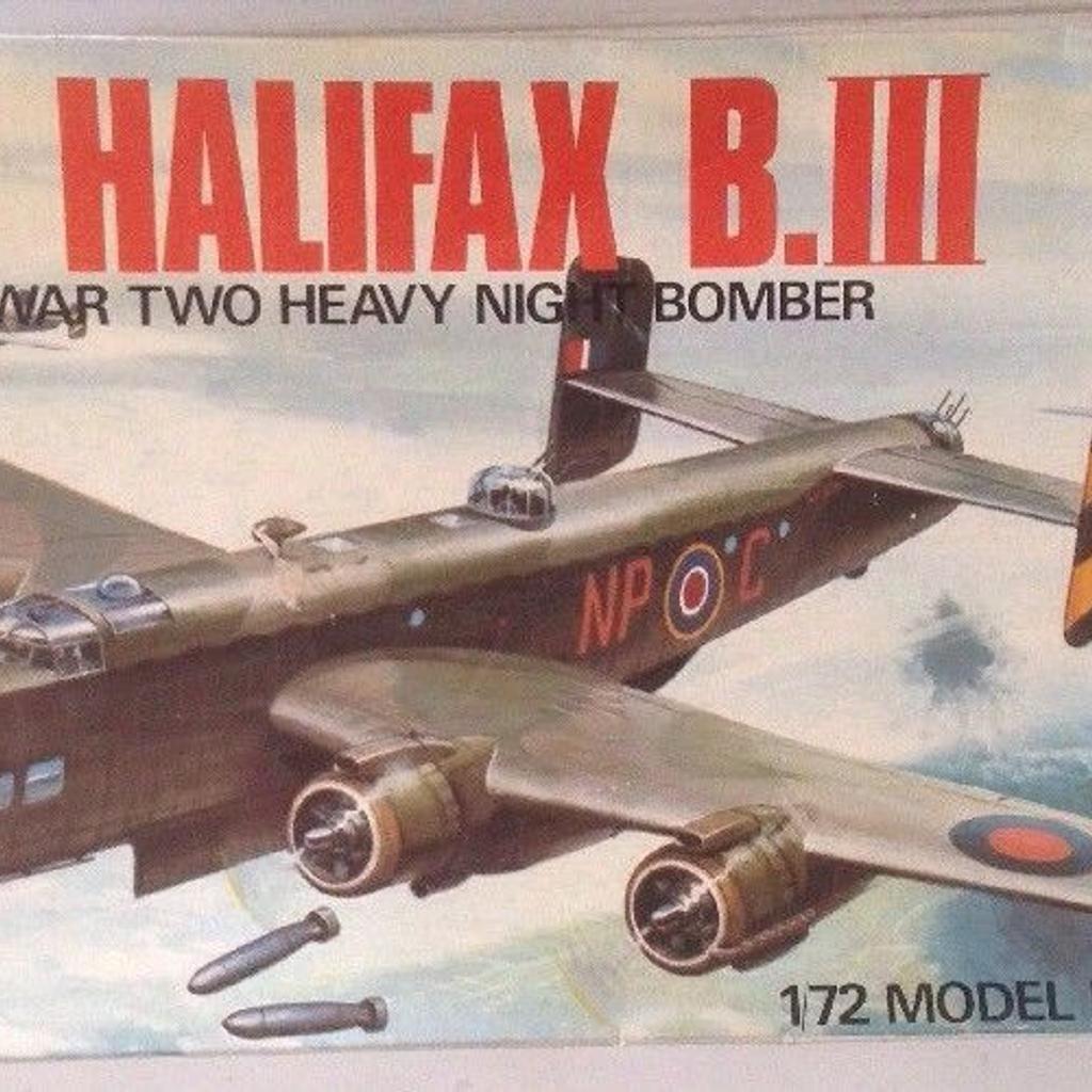 Airfix 05004-7 Handley Page Halifax B.III kit in NG2 Nottinghamshire ...