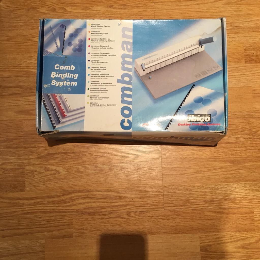 Ibico comb binding machine in GU22 Woking for £12.00 for sale | Shpock Ibico comb binding machine in GU22 Woking for £12.00 for sale | Shpock