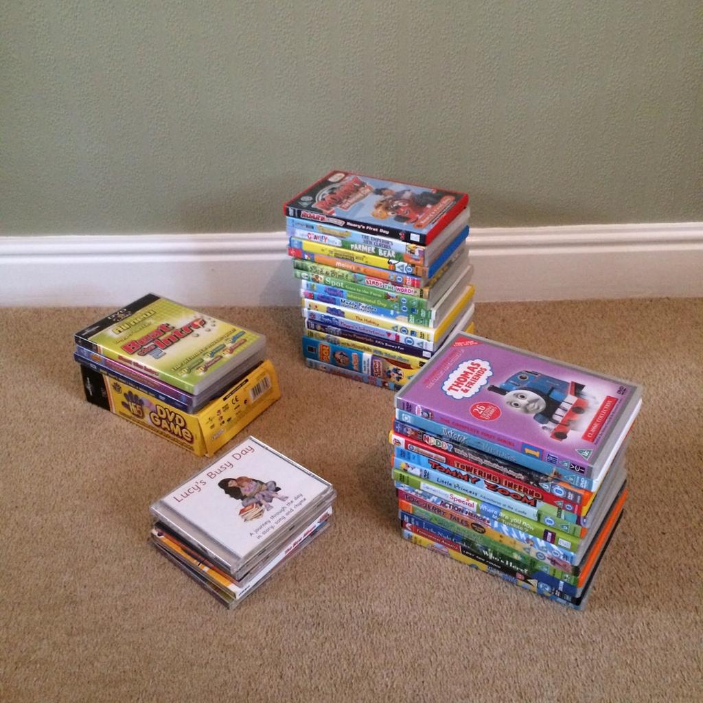 Bundle of 38 Children's DVDs CDs & DVD Games in Wolverhampton für £ 10 ...