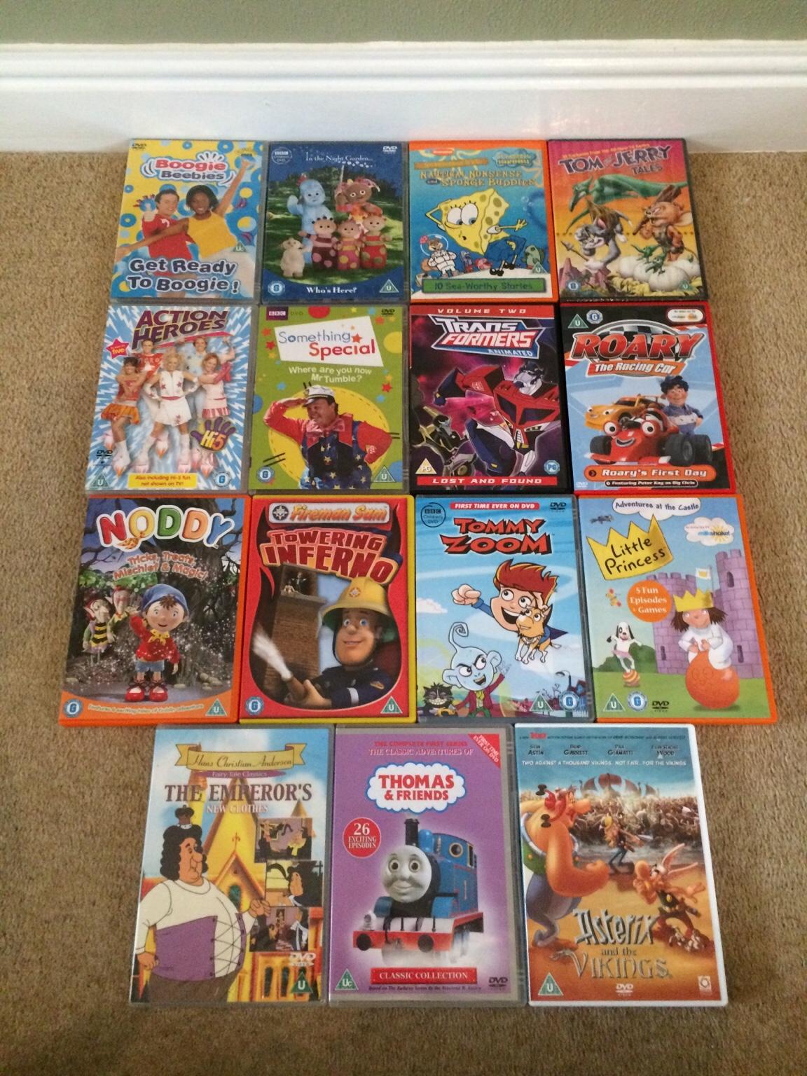 Bundle of 38 Children's DVDs CDs & DVD Games in Wolverhampton für 10,00 ...