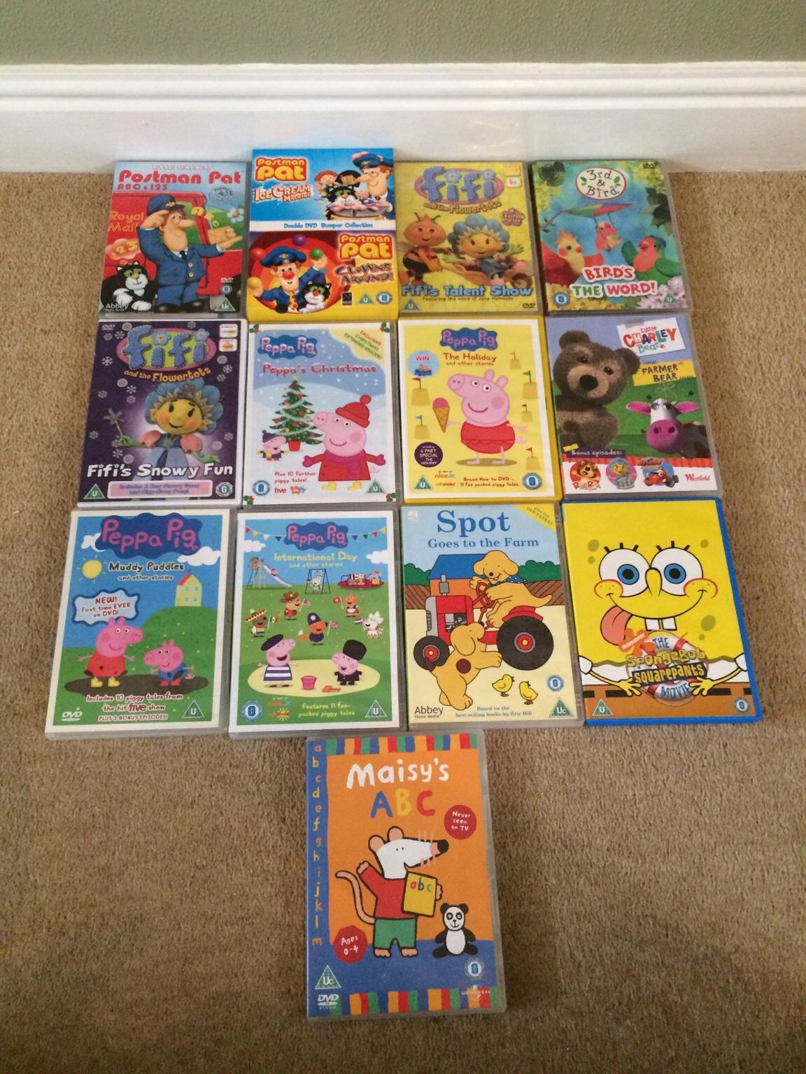 Bundle of 38 Children's DVDs CDs & DVD Games in Wolverhampton für £ 10 ...