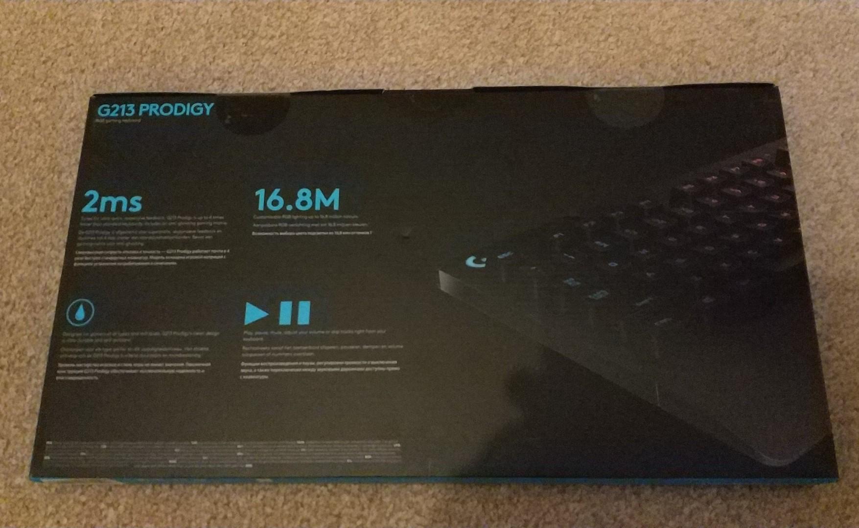 Logitech G213 Prodigy RGB Gaming Keyboard in S70 Barnsley für 35,00 ...