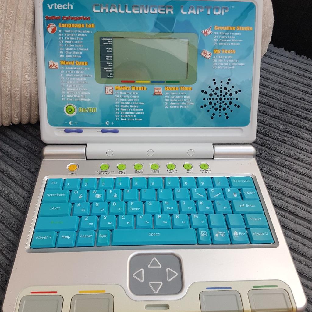 Vtech Kids Challenger Laptop in Rotherham for £3.00 for sale | Shpock