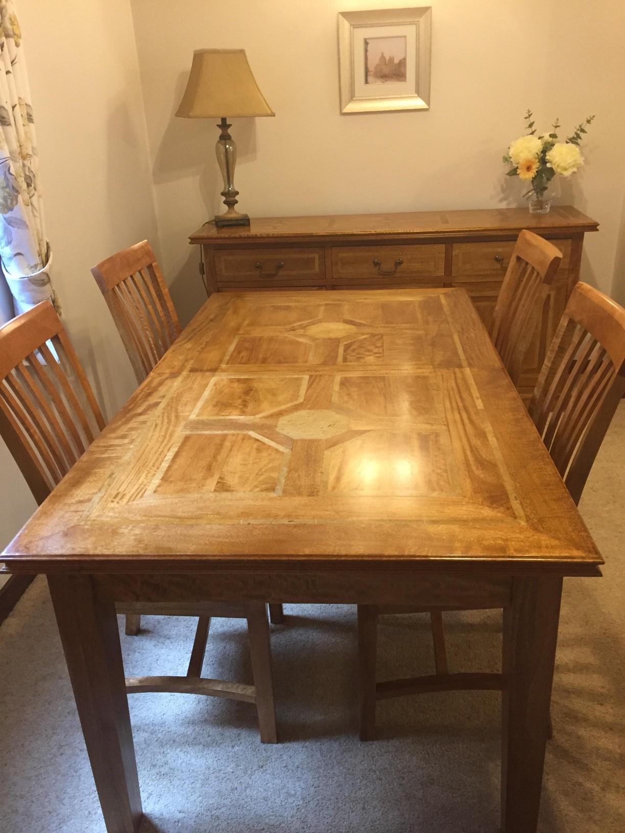 M&S Malabar solid wood full dining set. in NG4 Gedling für £ 599,00 zum ...