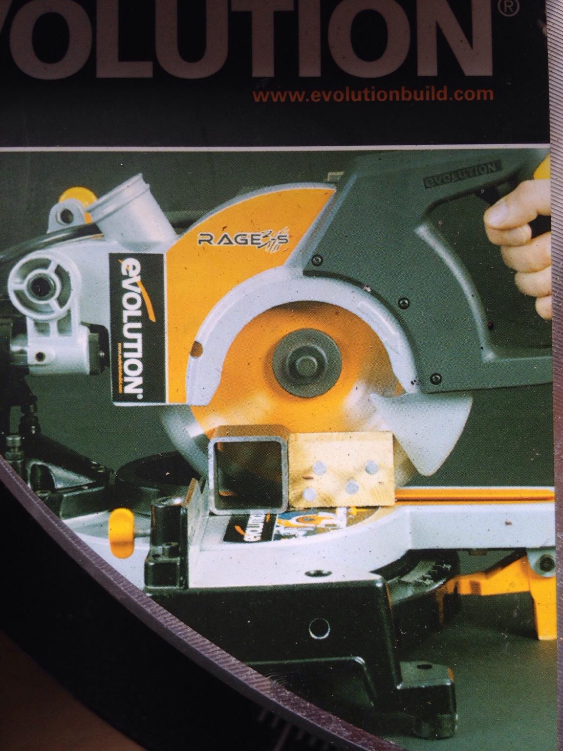 Evolution rage 3 chop saw in SO16 Southampton for £40.00 for sale | Shpock