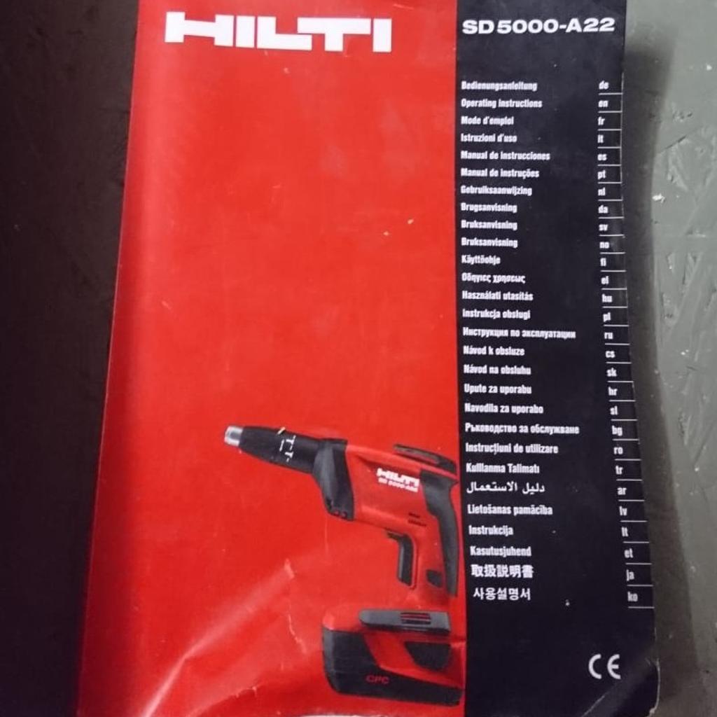 Hilti Trockenbauschrauber SD 5000-A22 in 42115 Wuppertal für 360,00 € zum Verkauf | Shpock DE