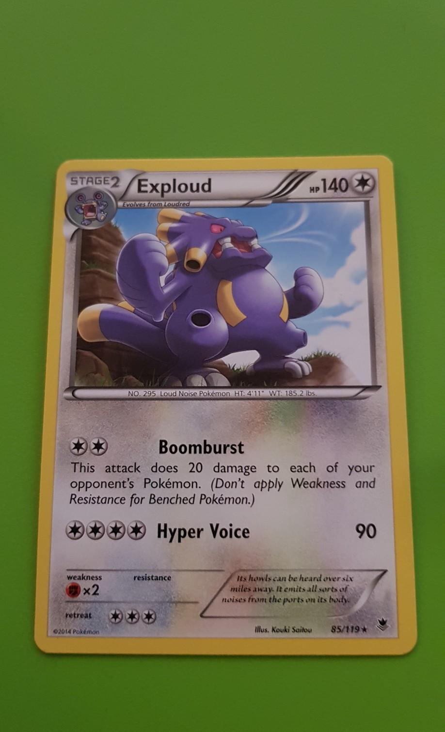 Exploud pokemon card in WS11 Walsall für 0,50 £ zum Verkauf | Shpock DE