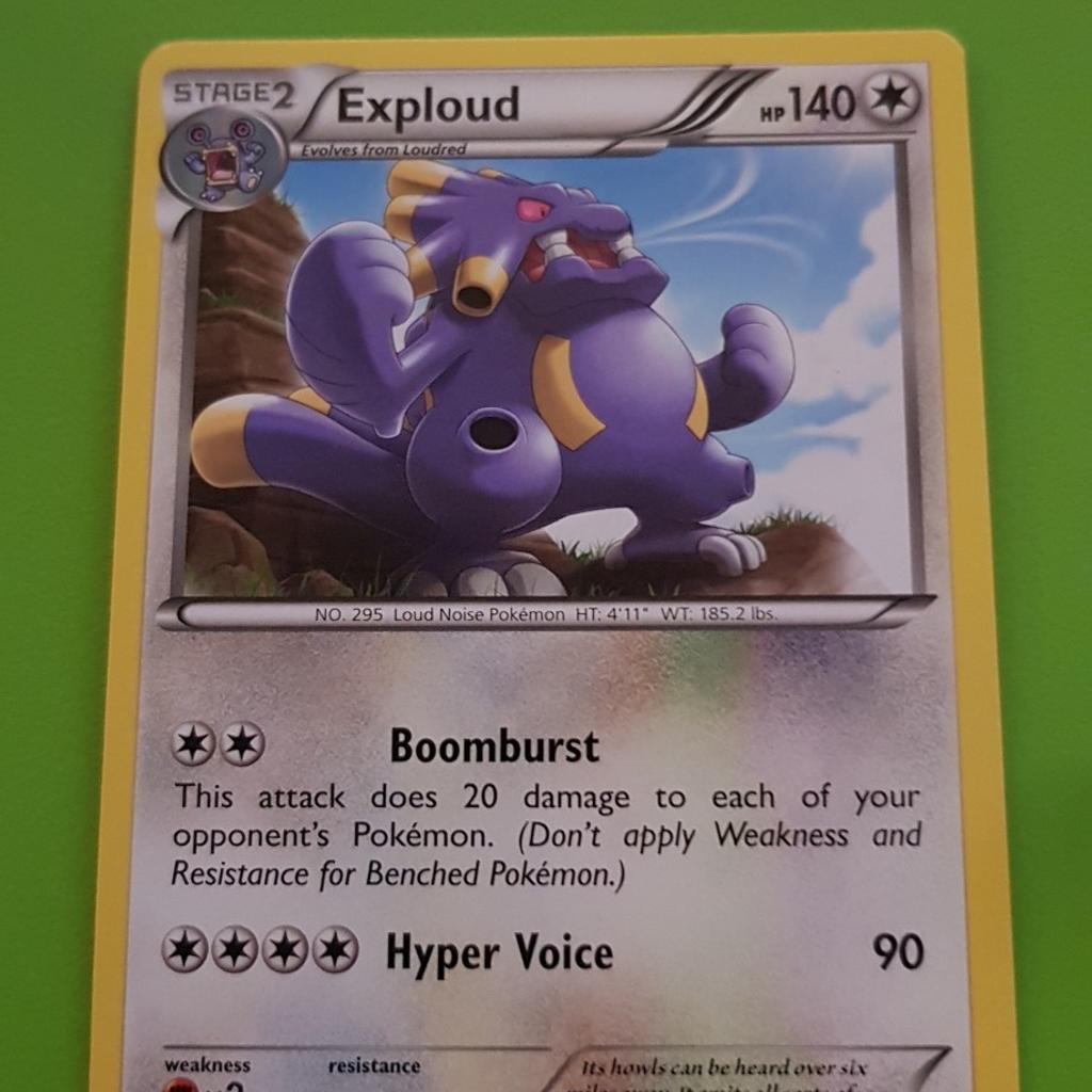 Exploud pokemon card in WS11 Walsall für 0,50 £ zum Verkauf | Shpock DE