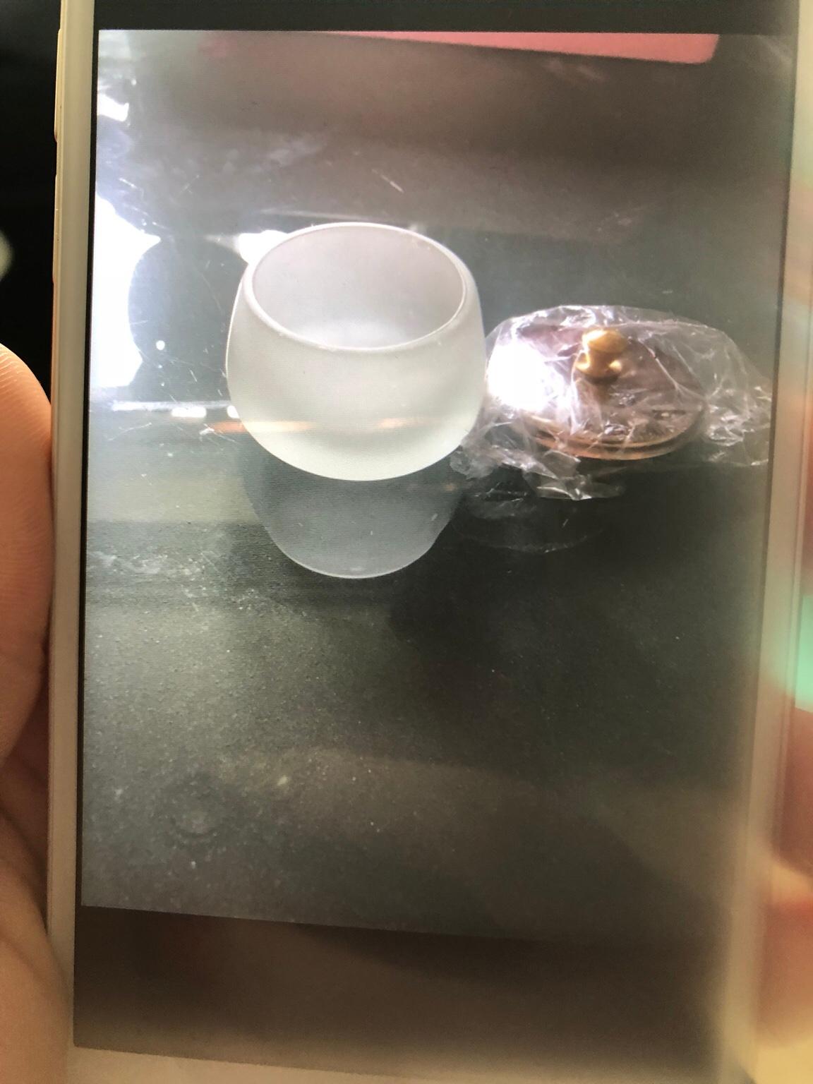 BRAND NEW FROSTED GLASS DAPPEN DISH in NP10 Newport für £ 5,00 zum ...