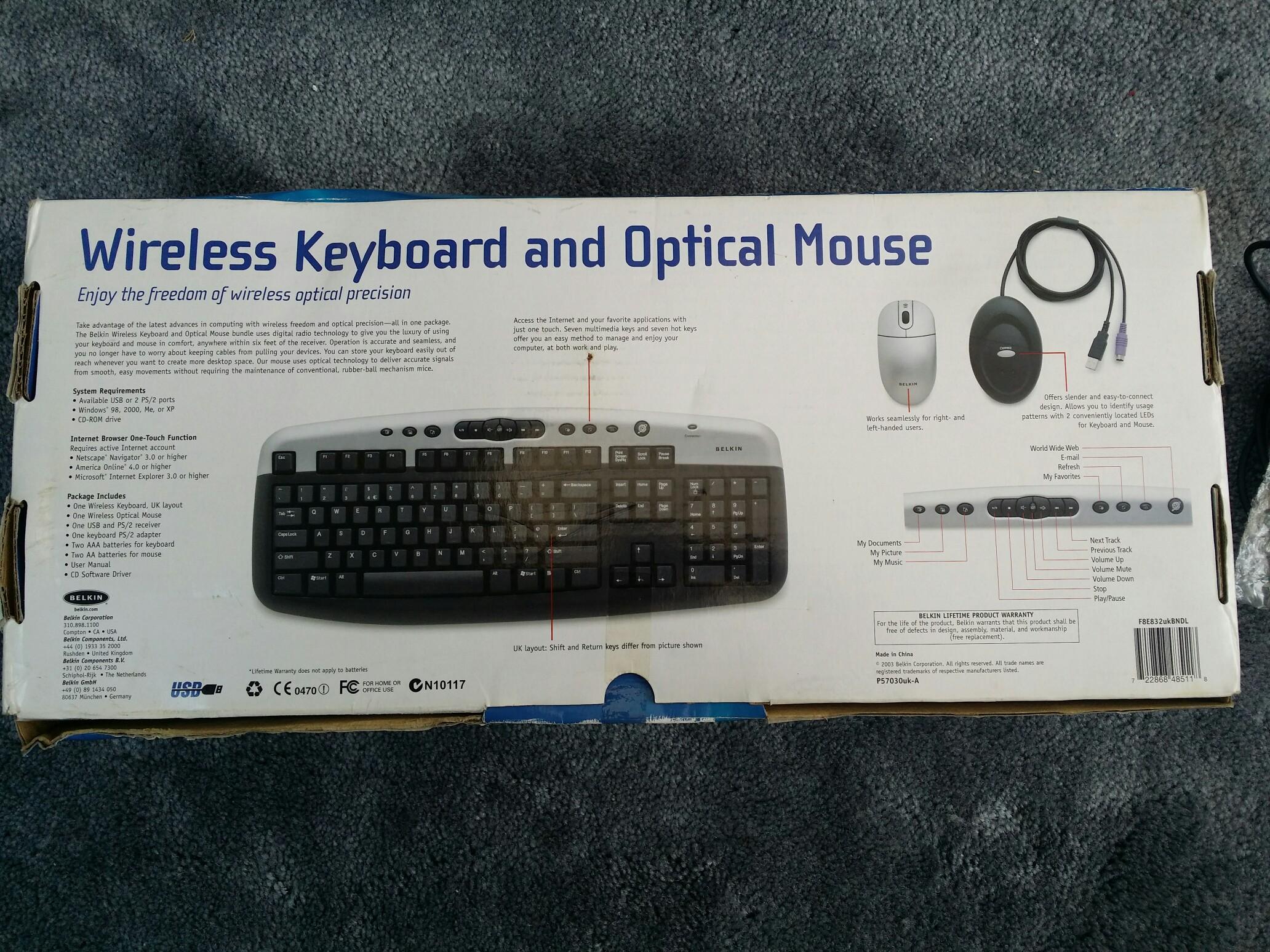 Wireless keyboard and mouse in WV4 Wolverhampton für 13,00 £ zum ...