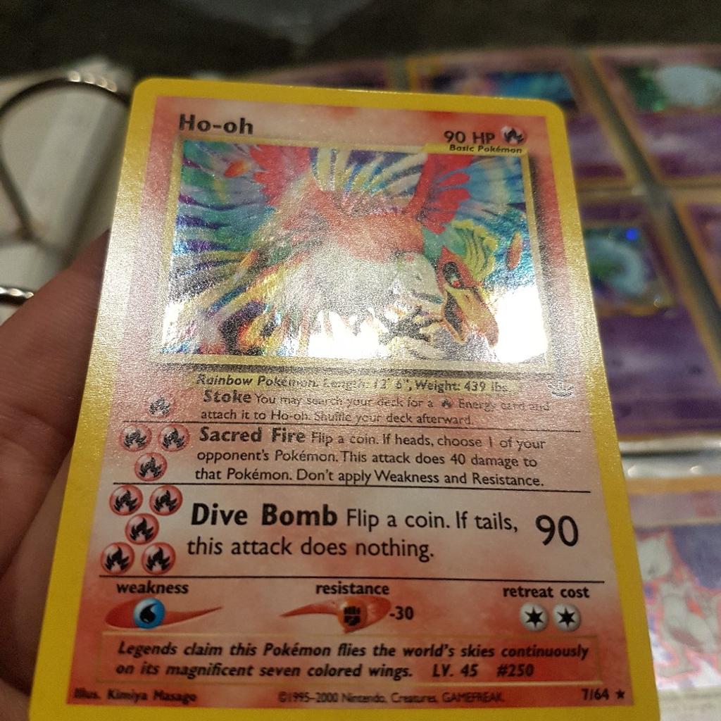 Ho oh - Neo Pokemon Card in 22179 Bramfeld für 27,00 € zum Verkauf ...
