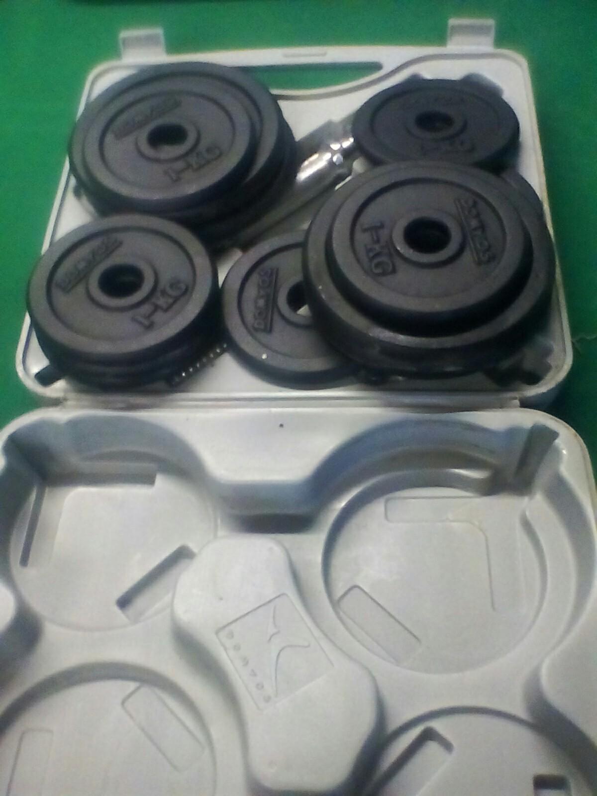 20kg weights in a carry case in London für 20,00 £ zum Verkauf | Shpock DE