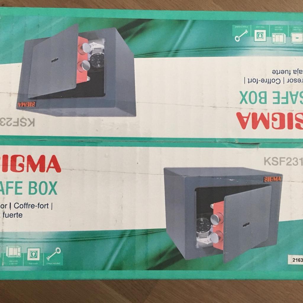 SIGMA Safe Box KSF2317 Tresor OVP Neu in 60489 Frankfurt for €29.99 for ...