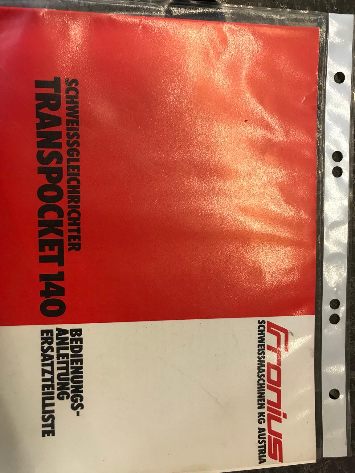 Fronius Transpocket 140 Elektrodenschweißgerä in 6923 Bregenz für € 160 ...