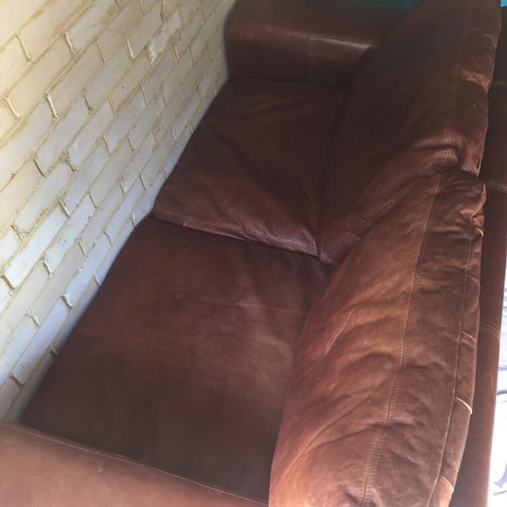 Brown leather sofa in BR3 London für 100,00 £ zum Verkauf | Shpock DE
