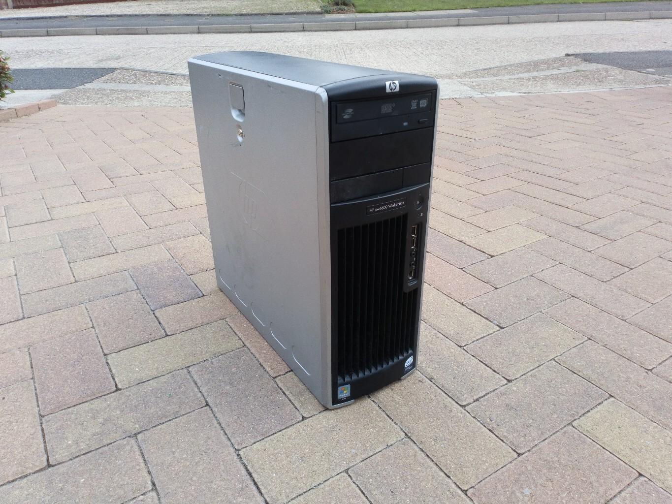 HP XW6600 twin xeon cpu workstation PC in Chelmsford for £90.00 for ...