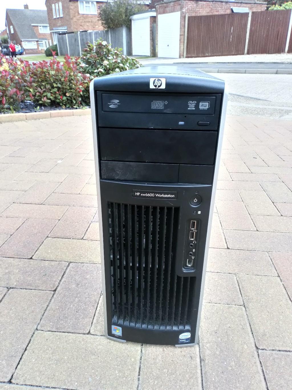 HP XW6600 twin xeon cpu workstation PC in Chelmsford for £90.00 for ...