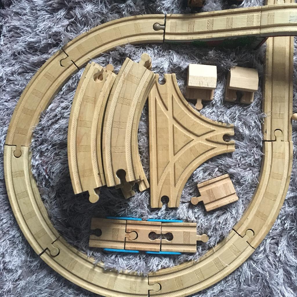 Thomas the tank engine wooden track and train in PL4 Plymouth for £30. ...