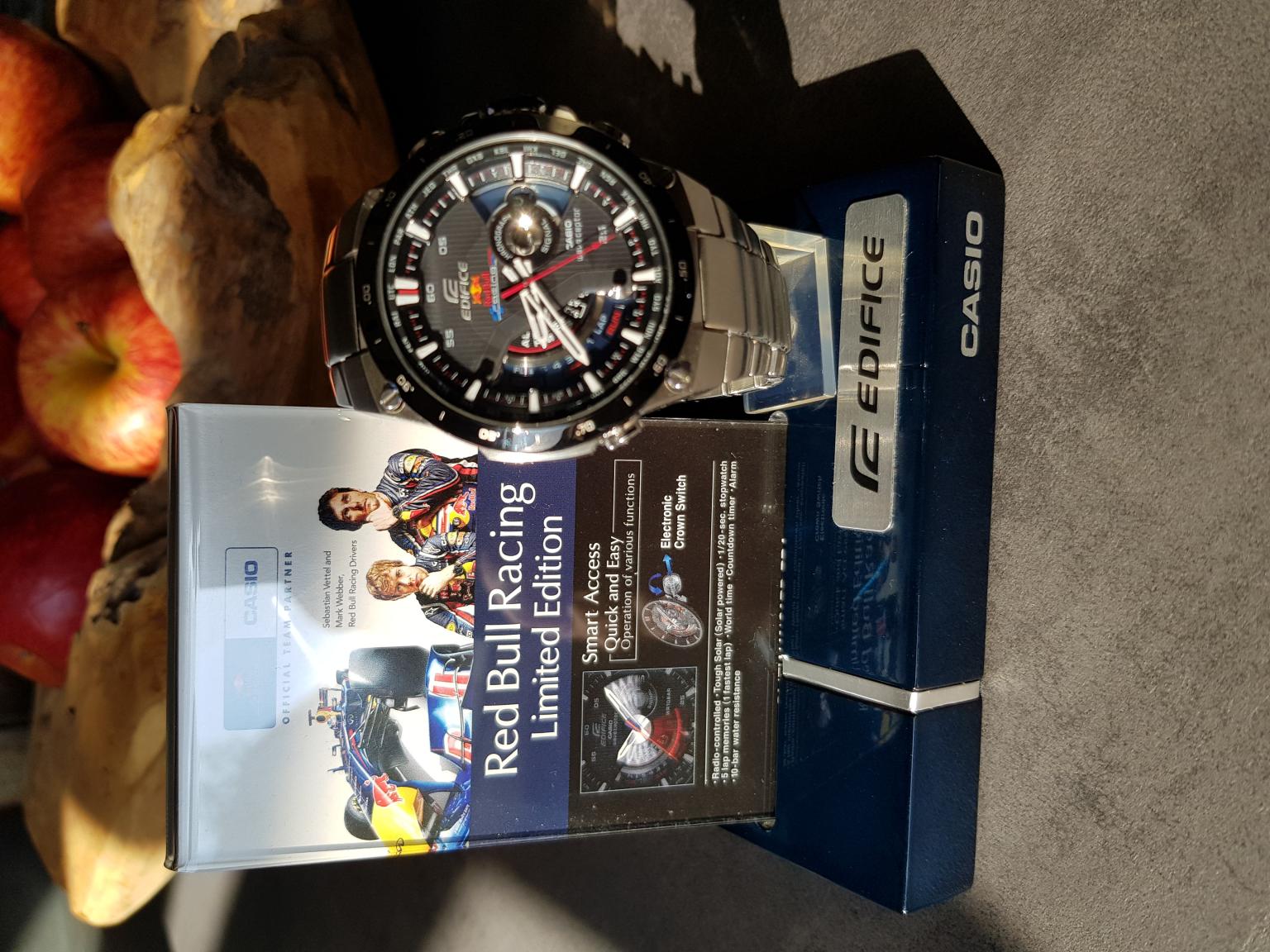 Casio edifice Red Bull Racing limited Edition in 09648 Mittweida for € ...