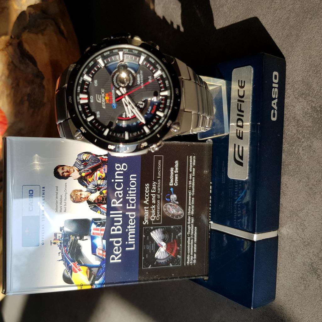 Casio edifice Red Bull Racing limited Edition in 09648 Mittweida for € ...