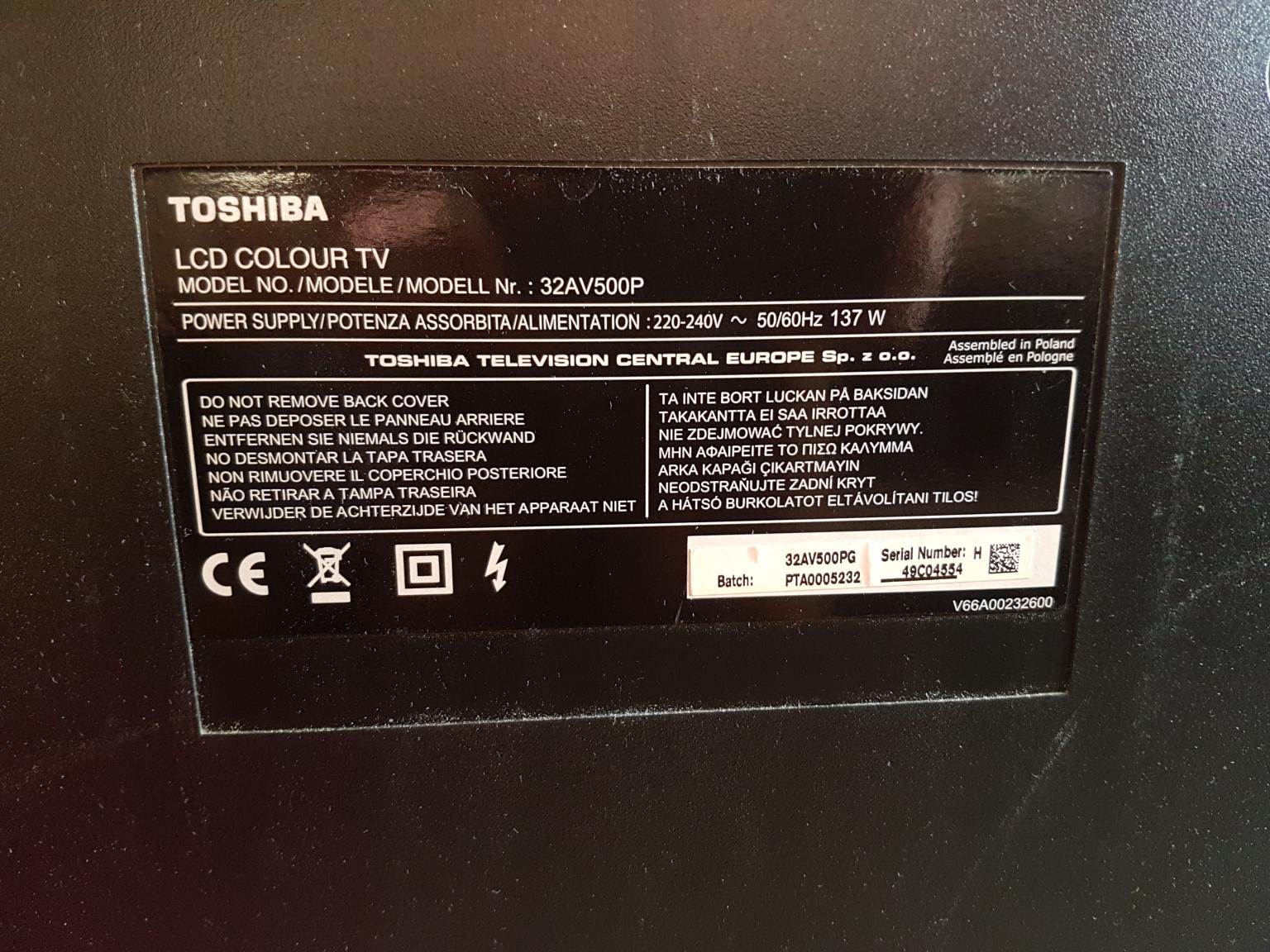 Toshiba Regza Fernseher 80cm in 44225 Dortmund für 65,00 € zum Verkauf | Shpock DE