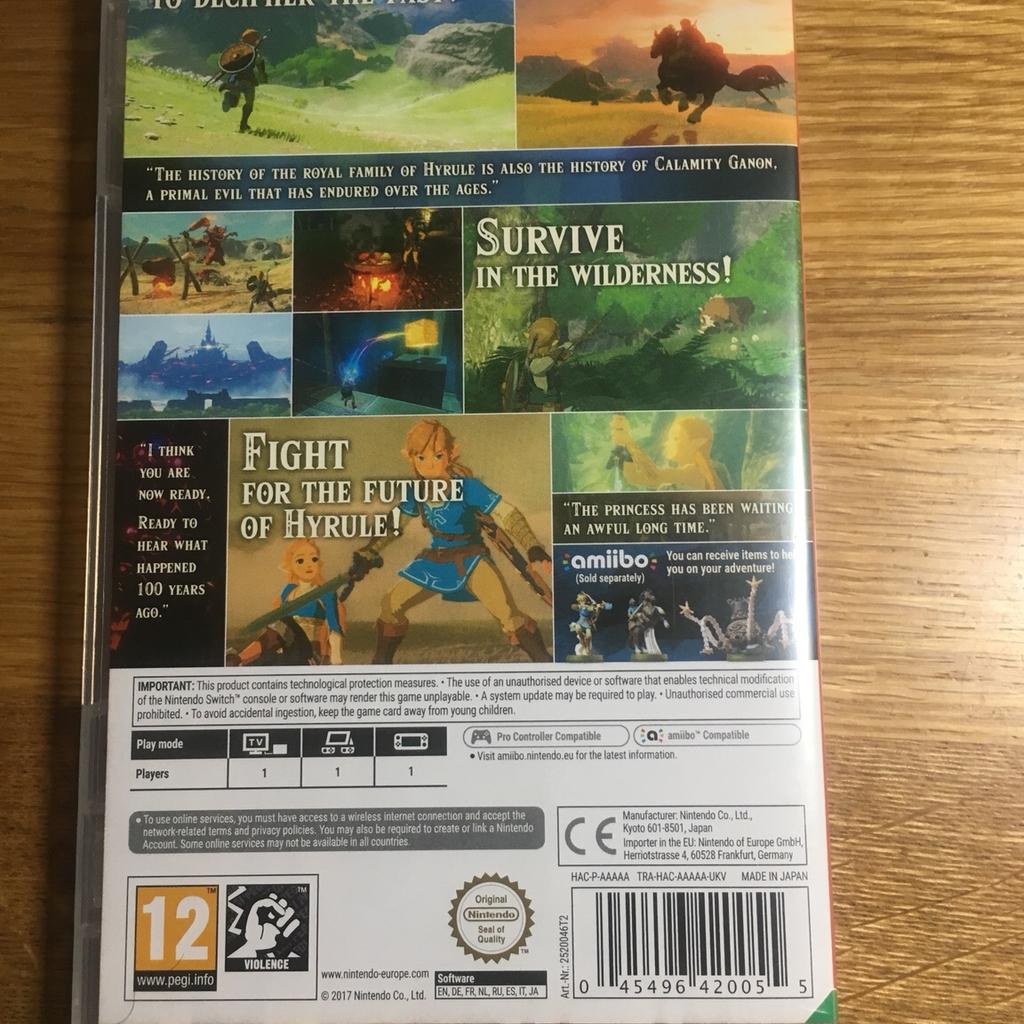 The Legend of Zelda - Breath of the Wild in IG1 Redbridge für £ 35,00 ...