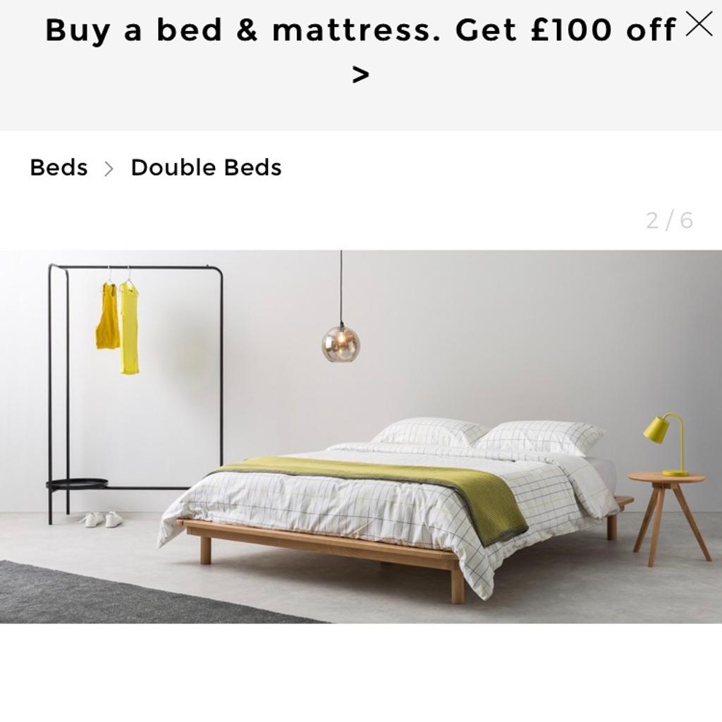 MADE Kano double bed frame in IG1 London für 100,00 £ zum Verkauf ...