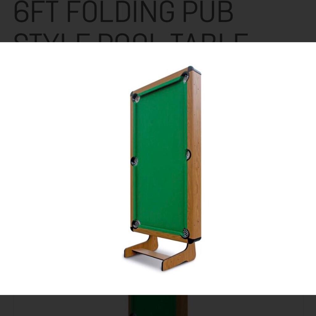 6ft folding pub style pool table in SM6 Sutton für £ 100,00 zum Verkauf ...