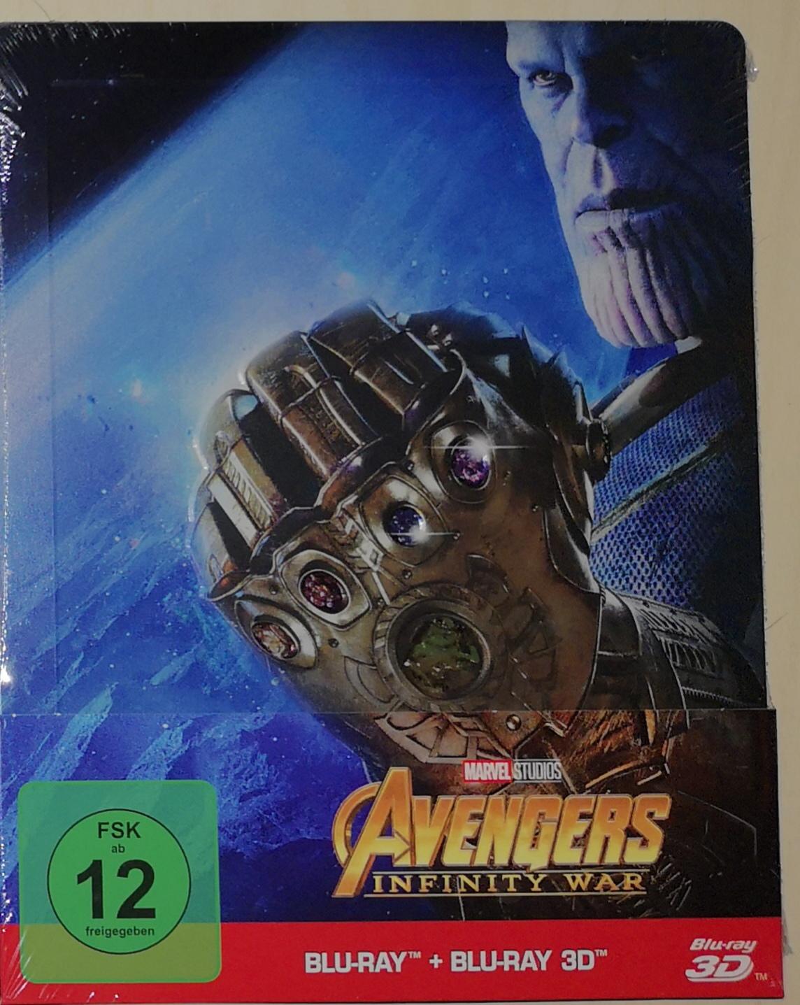 Avengers Infinity War 3D Blu Ray Steelbook in 56220 Kettig für 22,00 ...