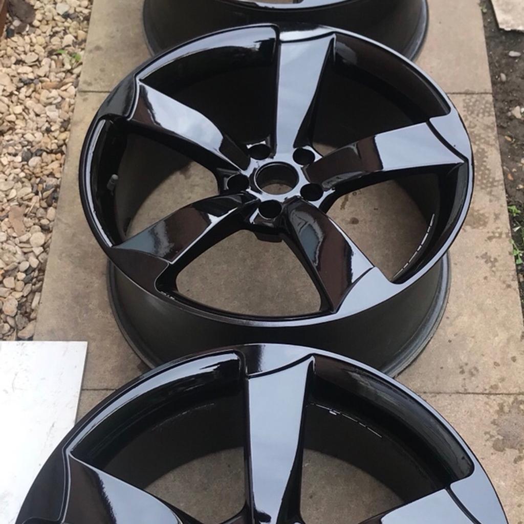 20" Audi Rotor Style Gloss Black: 5x112 in Wolverhampton für 450,00 ...