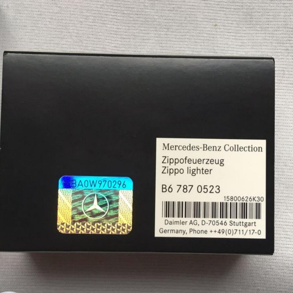 Original Zippo Feuerzeug Mercedes Benz in 97076 Würzburg für 50,00 € zum Verkauf | Shpock DE
