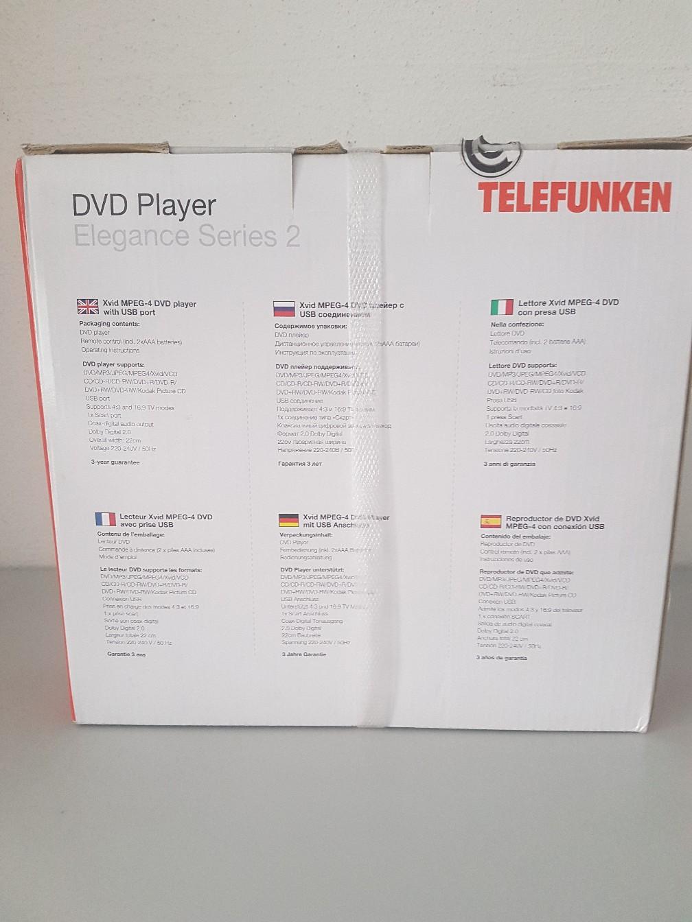 Telefunken DVD Player in 70499 Stuttgart für € 15,00 zum Verkauf ...