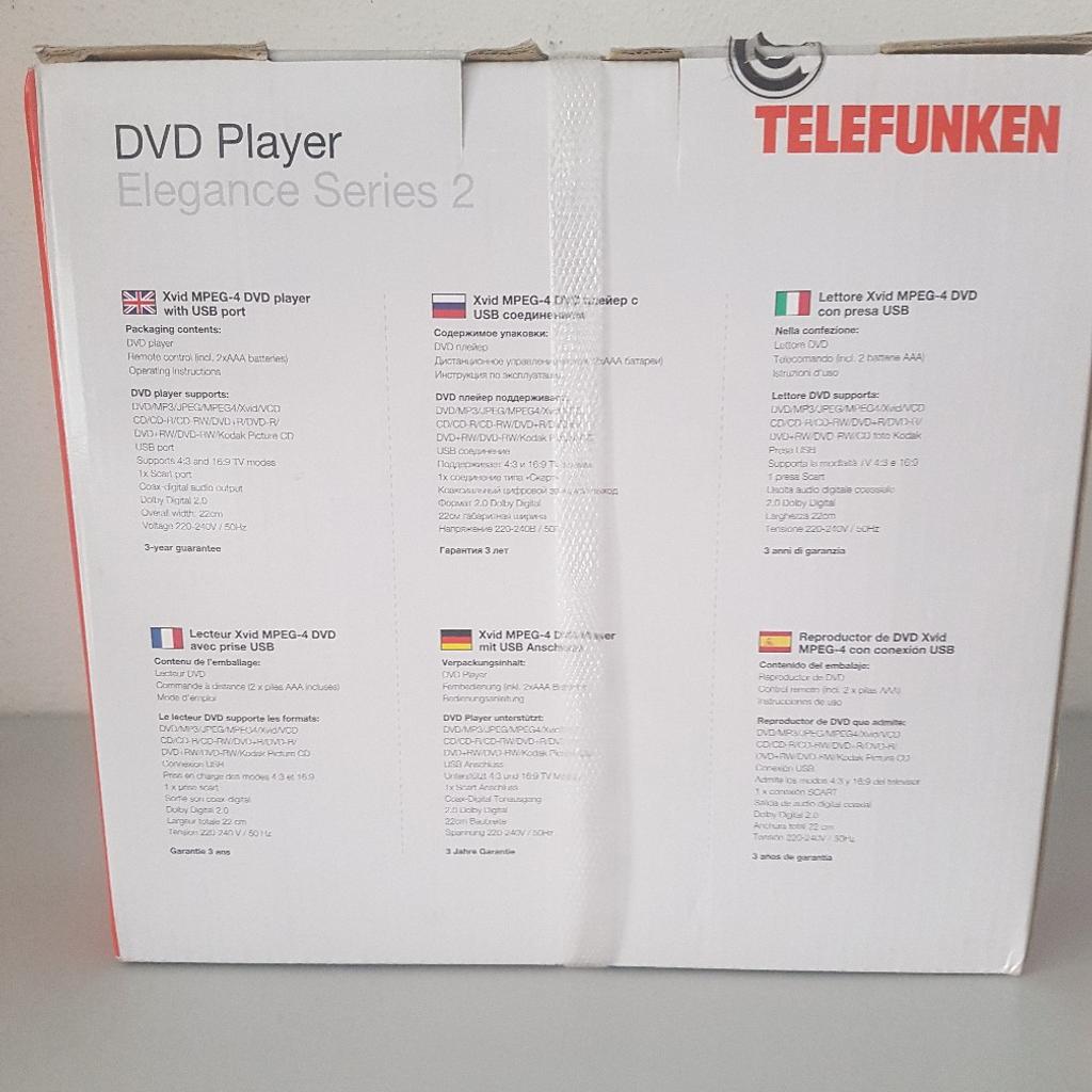 Telefunken DVD Player in 70499 Stuttgart für € 15,00 zum Verkauf ...