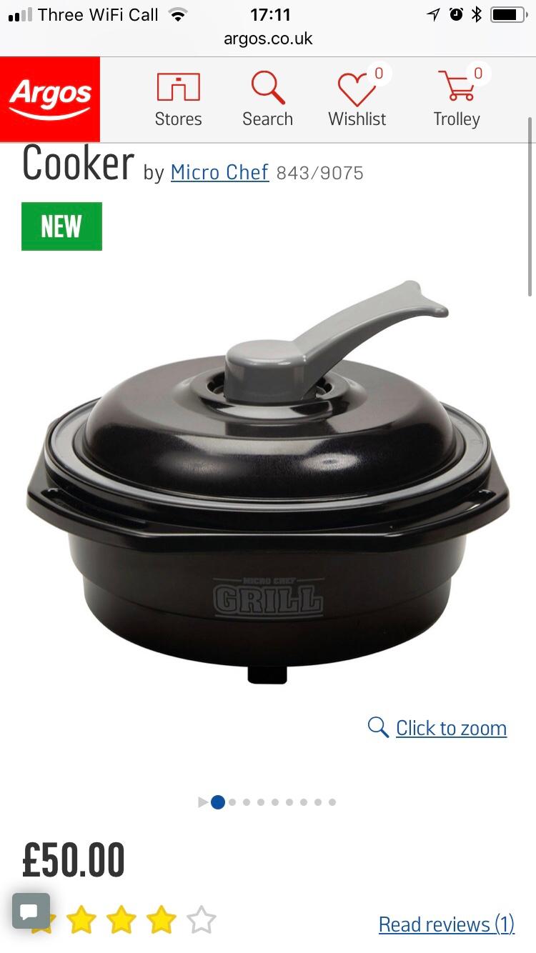 Micro chef grill in B13 Birmingham für 13,00 £ zum Verkauf | Shpock DE