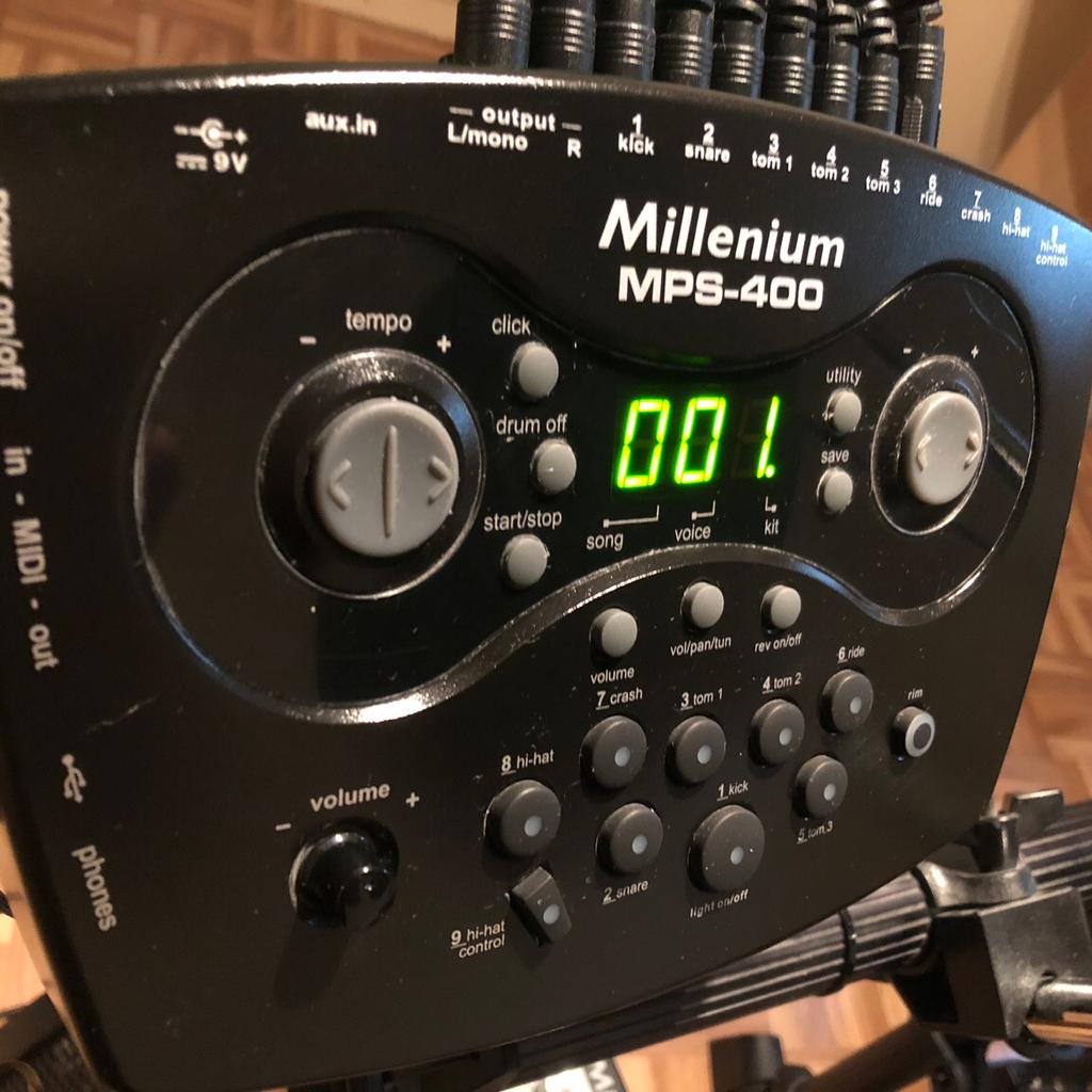 Millenium MPS-400 E-Drum Set ( "Schlagzeug") in 96199 Zapfendorf für ...