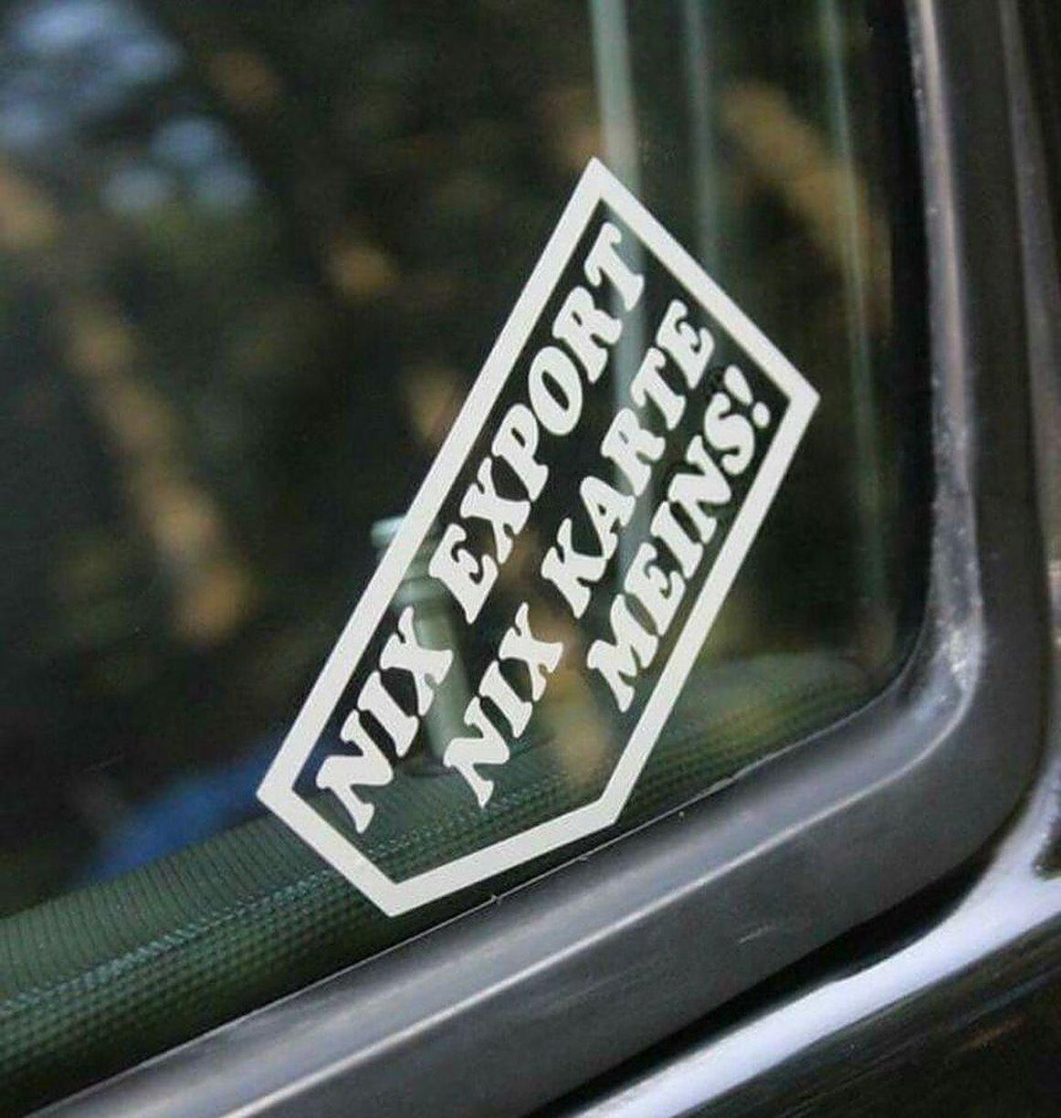 Aufkleber Sticker, Nix Export Nix Verkauf in 4675 Weibern für 3,50 ...