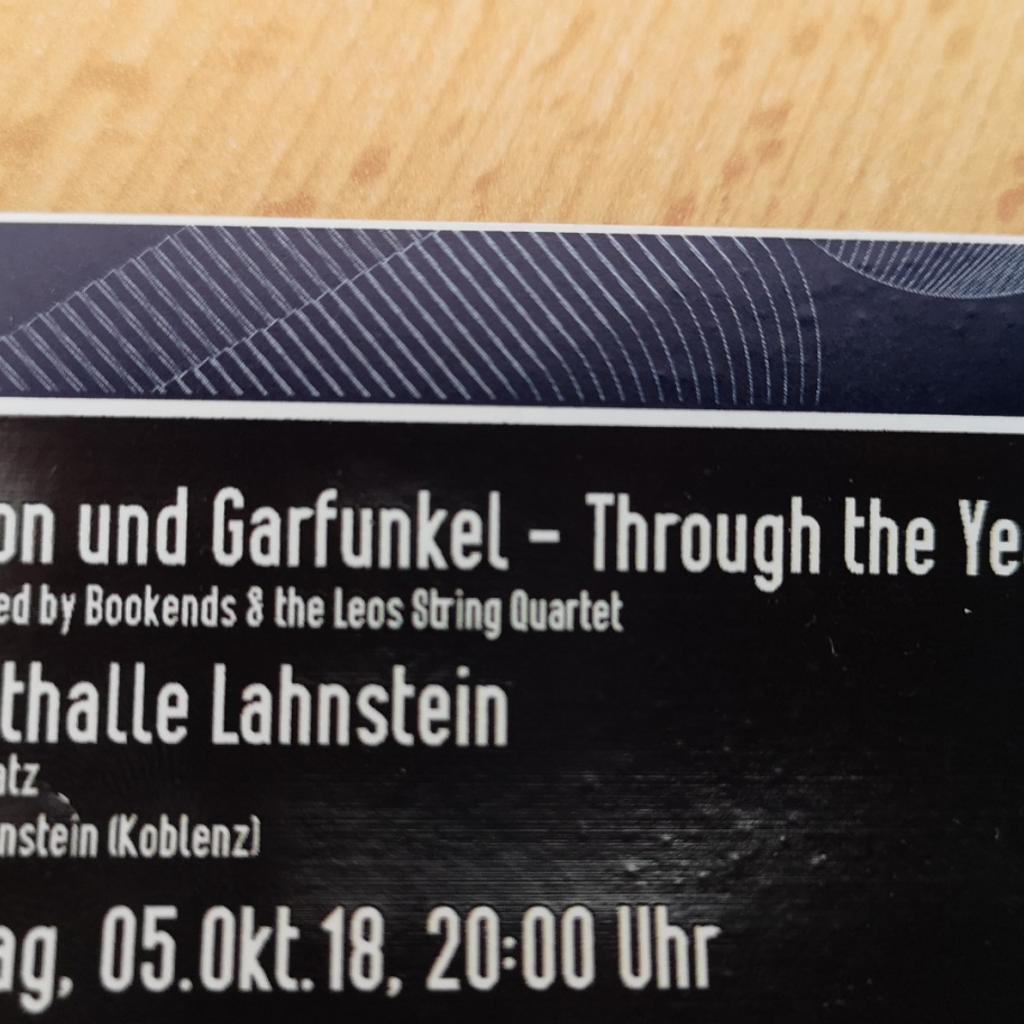 Tickets in 56412 Heiligenroth für 30,00 € zum Verkauf | Shpock DE