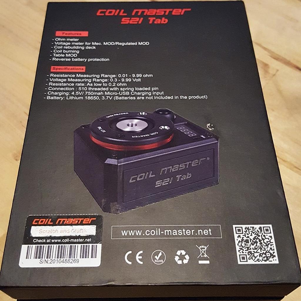 Coil Master 521 Tab in 58454 Witten für 10,00 € zum Verkauf | Shpock DE