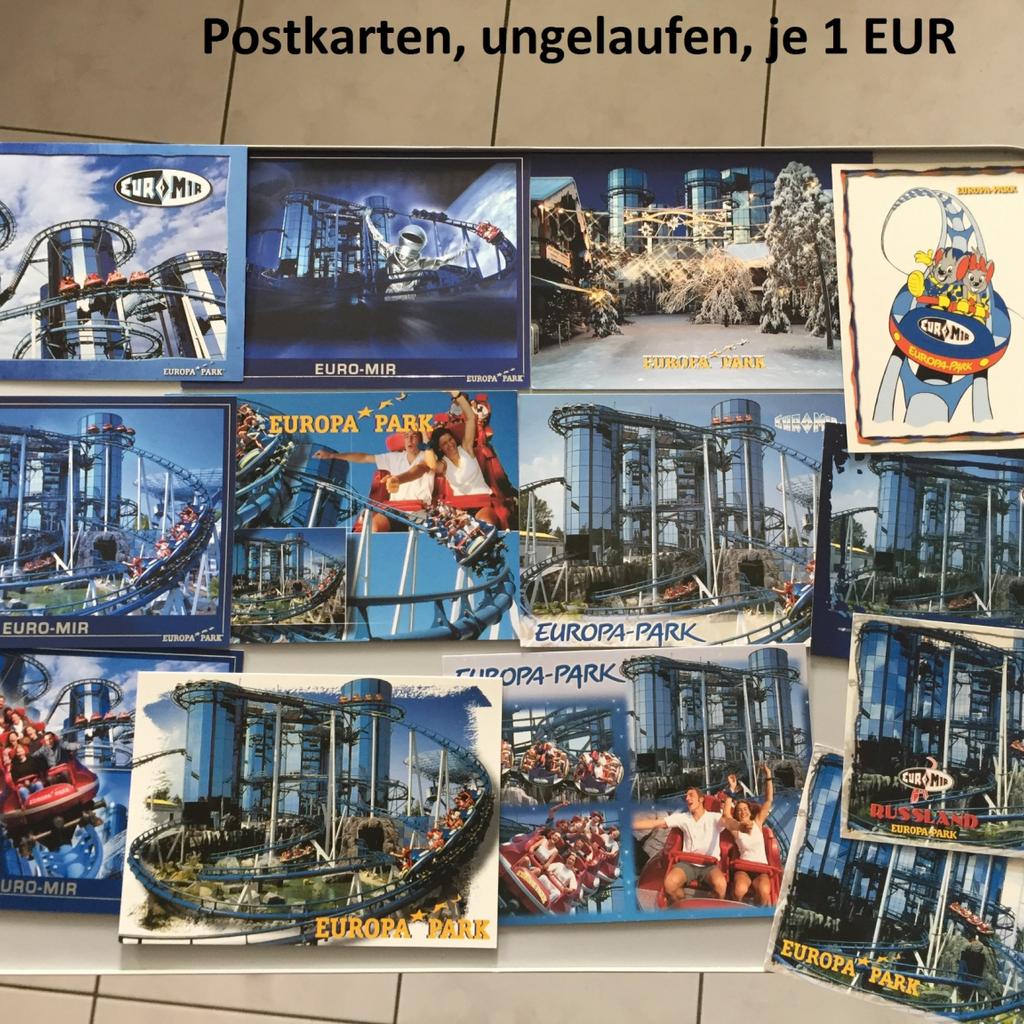 Europa-Park Postkarten, auch Raritäten-Teil2 in 79364 Malterdingen für 1,00 € zum Verkauf ...