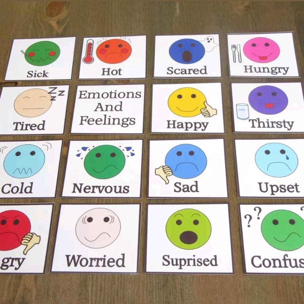 Emotions/feeling visual communication cards in WS8 Lichfield für 4,00 ...
