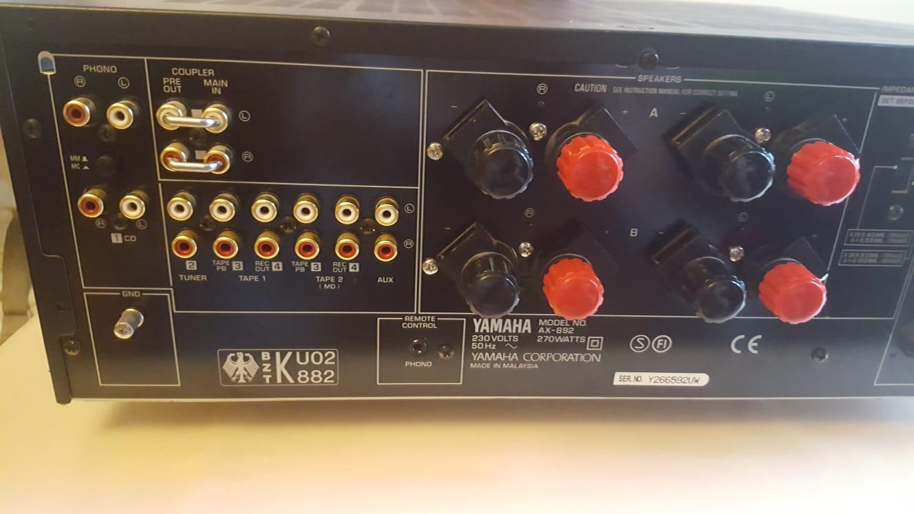 Yamaha AX-892 Stereo Verstärker mit 2X190W in 9020 Klagenfurt für 180 ...