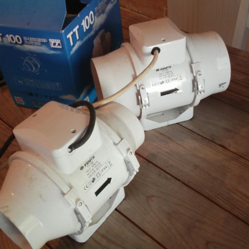 VENTS TT 100 4" AND TT 125 5" INLINE FAN in M23 Manchester für 40,00 ...