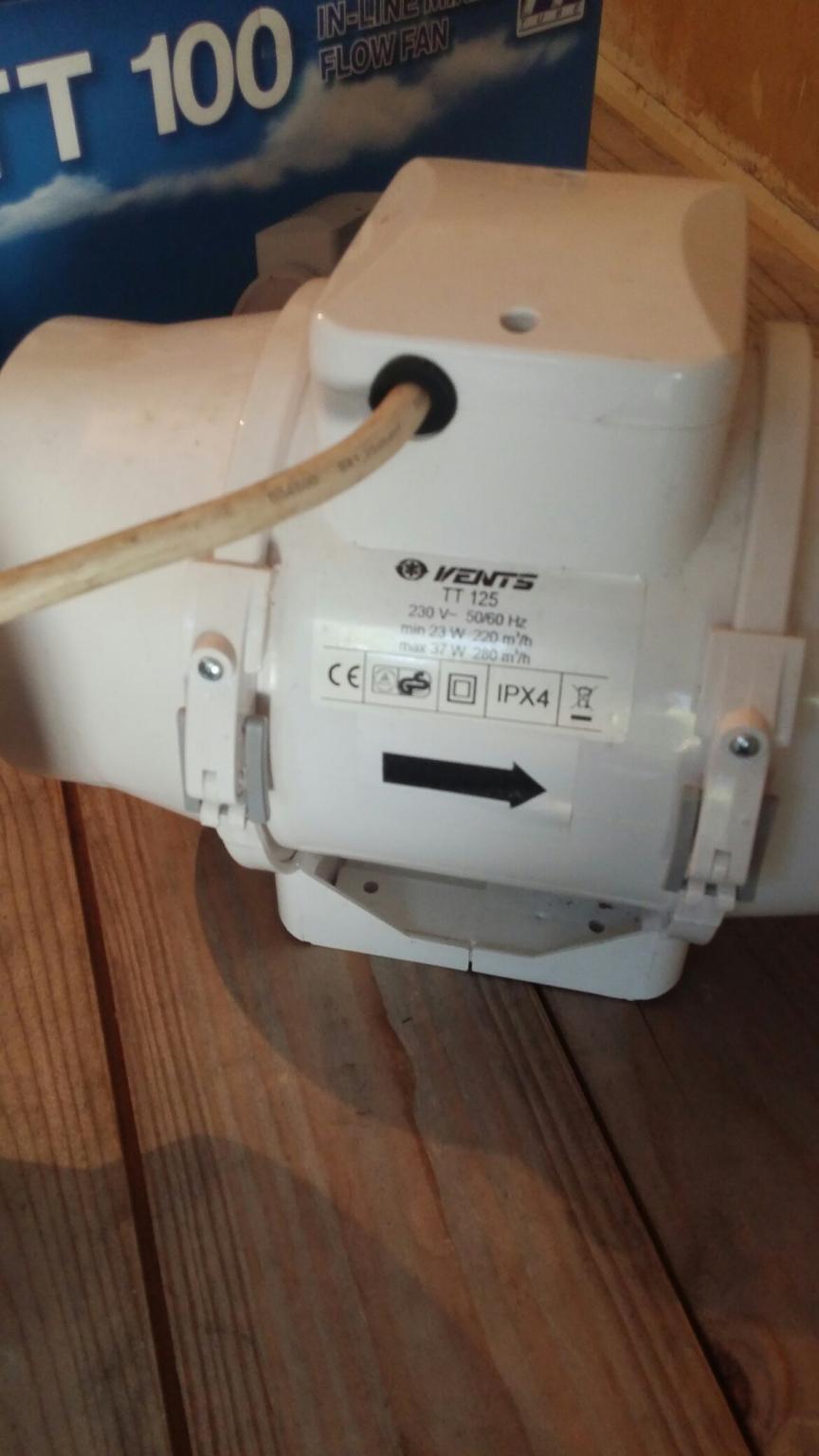 VENTS TT 100 4" AND TT 125 5" INLINE FAN in M23 Manchester für 40,00 ...