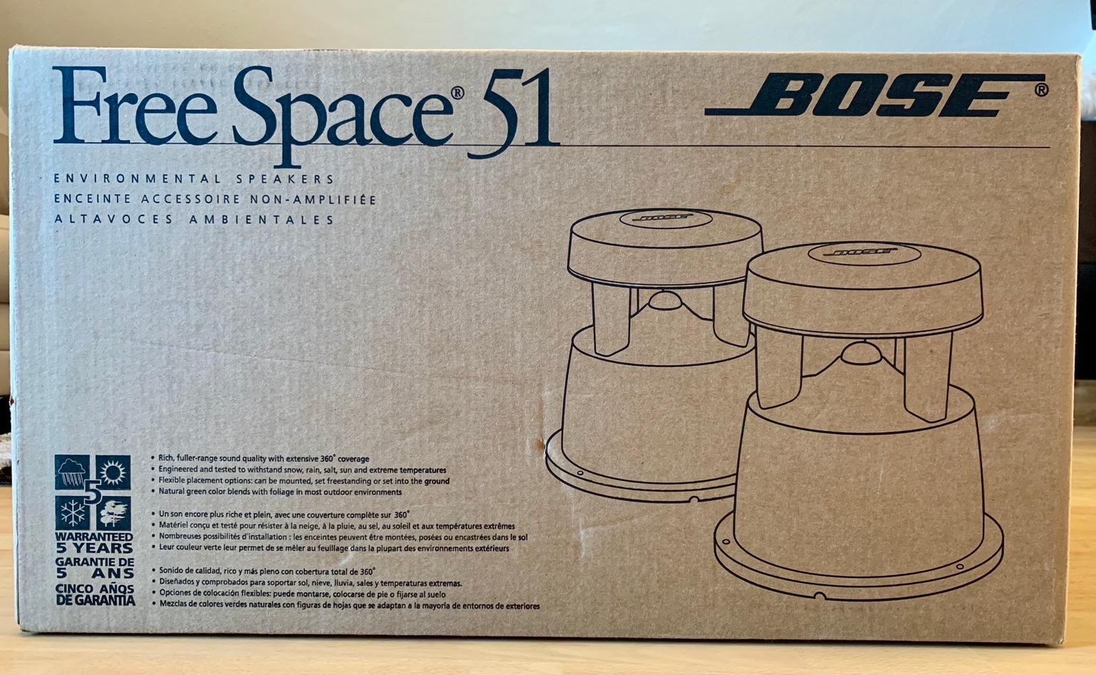 Bose Freespace 51 Lautsprecher NEU in 5145 für 449,00 € zum Verkauf ...