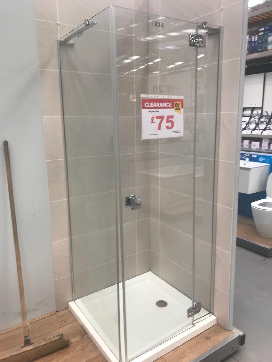 Ex display shower cubicle full glass frame in DE55 Valley for £40.00 for sale | Shpock