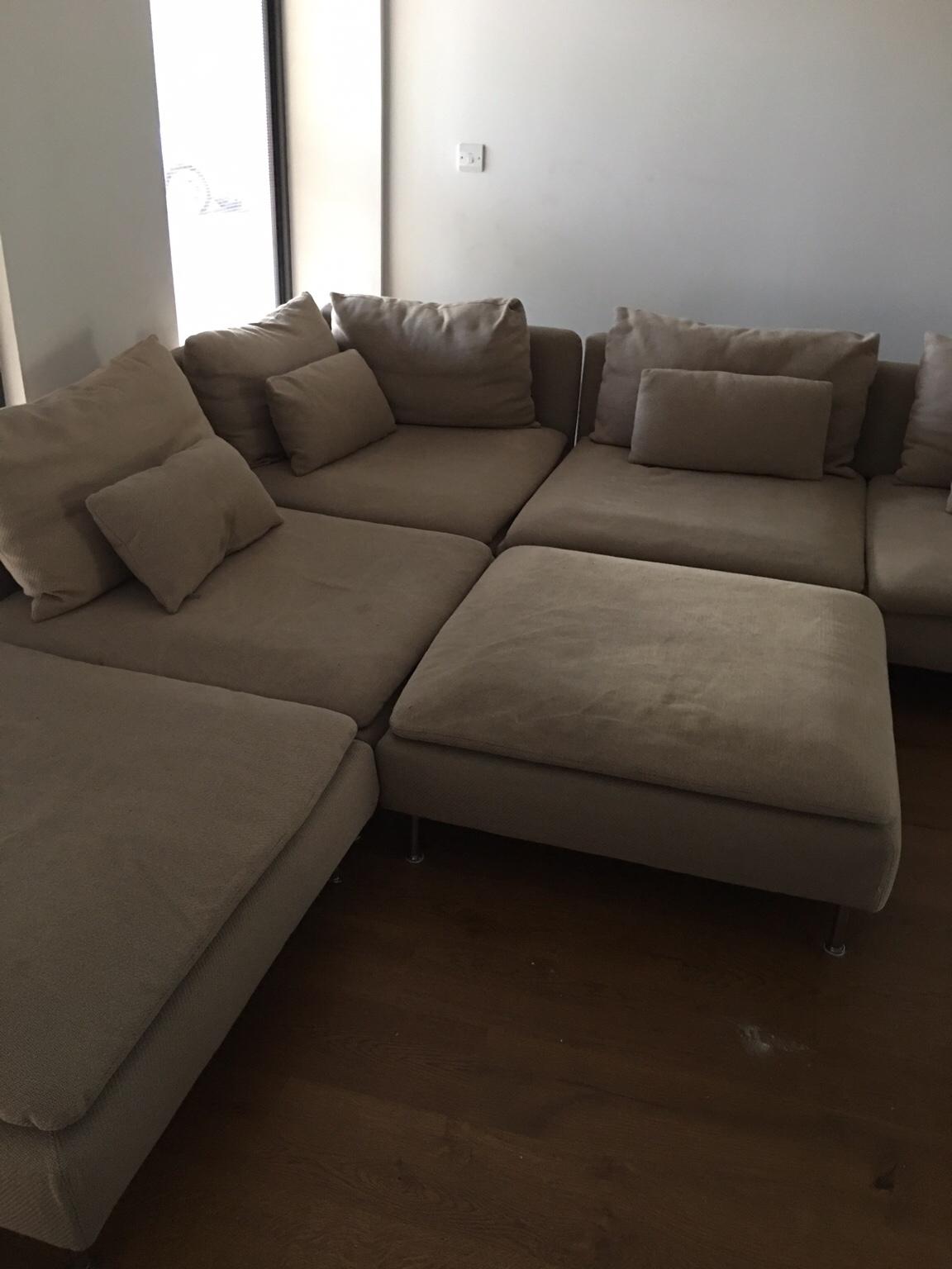 Ikea soderhamn sofas and footstools in Peterborough für 85,00 £ zum ...