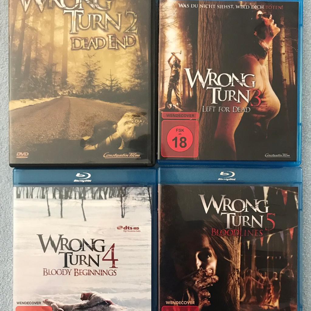 Wrong Turn 2-5 in 2540 Gemeinde Bad Vöslau für 20,00 € zum Verkauf ...