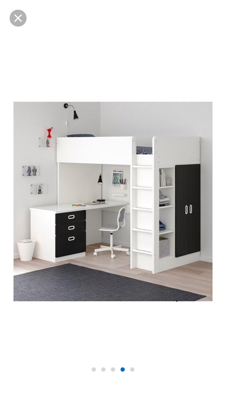 Ikea Stuva bed/desk/chair set blue colour in W3 Ealing für 140,00 £ zum ...